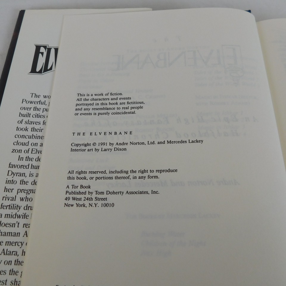 Set of 2 Andre Norton Mercedes Lackey Halfblood Series HCDJ Book Club ...