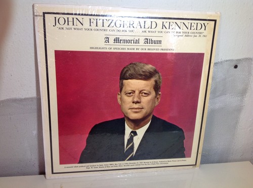 John Fitzgerald Kennedy - A Memorial Album JFK LP Vintage vinyl record ...