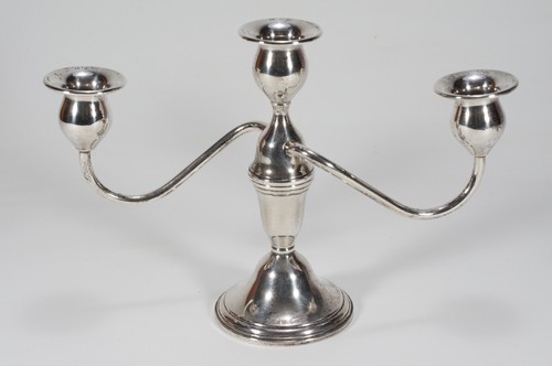 Sterling Silver Weighted Preisner Candelabra Candlestick | eBay