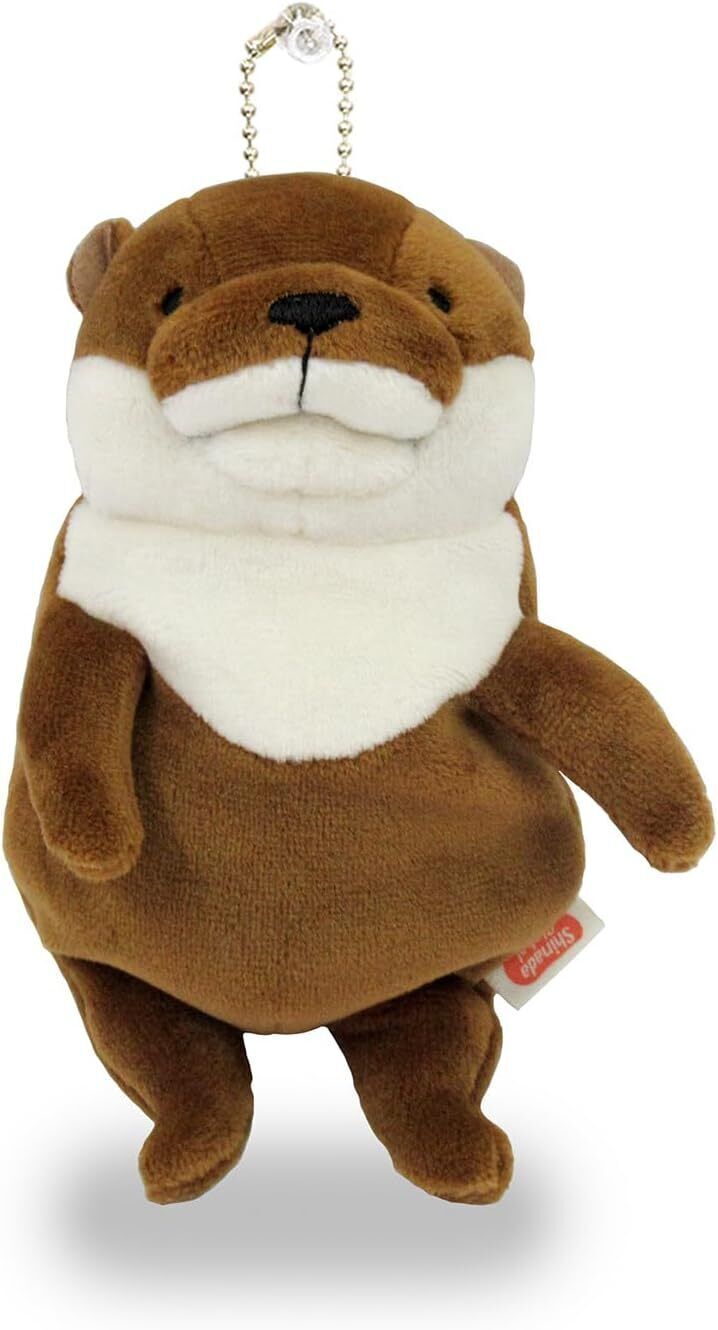 Shinada Global Mochi-KawaUso Otter Brown Mini Plush Doll 7×5×14cm NEW ...