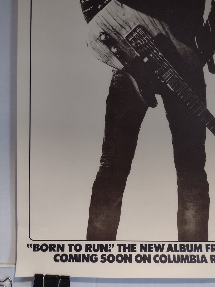 BRUCE SPRINGSTEEN Vintage Bottom Line Concert Poster | eBay