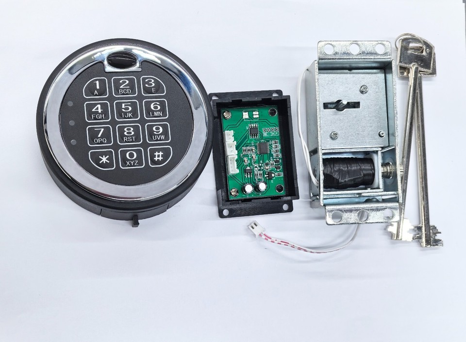 Digital Keypad Lock Gun Safe Lock Replacement Electronic Solenoid Lock ...