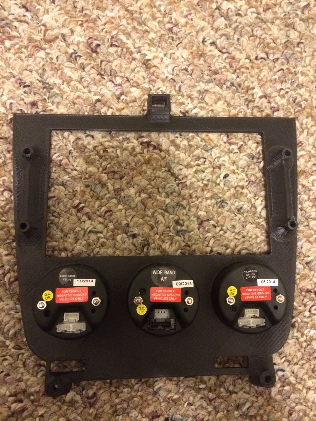240SX S14 Dash Panel Lower Dash Finisher With 52mm Gauge Pod For 1995 ...