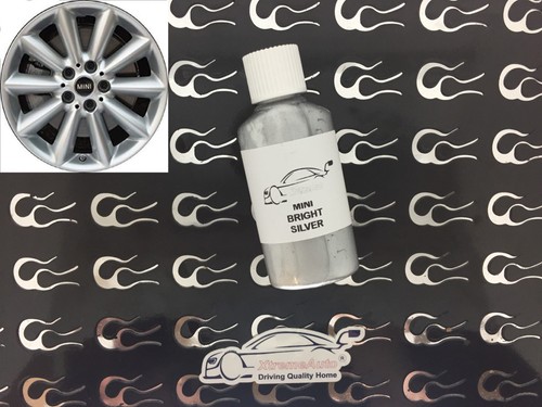 MINI BRIGHT SILVER ALLOY PAINT TOUCH UP REPAIR KIT 30MLSCRATCH CHIP ...