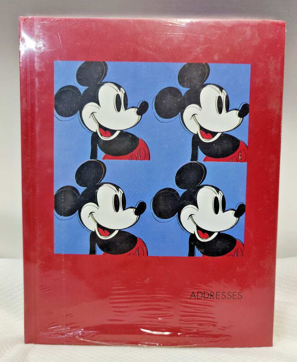 Andy Warhol's Myths: Mickey Mouse, 1981, 1994 Mickey Mouse Address Book ...