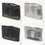 (SELECT) MUJI Light and durable NYLON MESH BAG ORGANISER black gray A4 ...