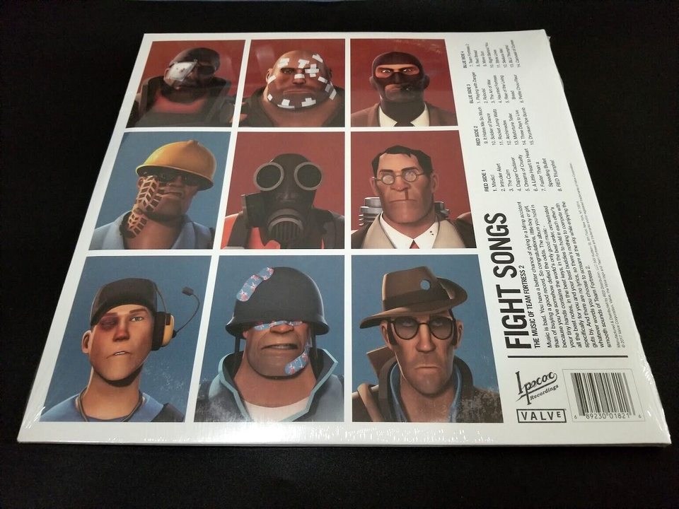 Fight Songs: The Music of Team Fortress 2 TF2 Vinyl Soundtrack (Green ...