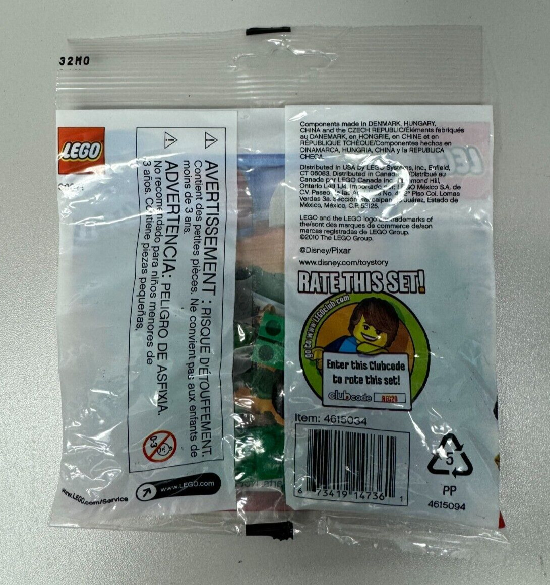 Lego Toy Story 3 Army Man & Jeep Minifigure Poly Bag 30071 NEW
