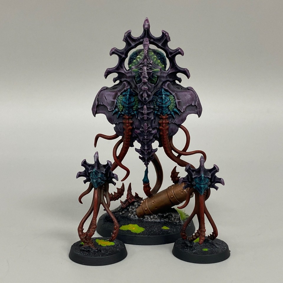 LARGE TYRANIDS ARMY FORCE PAINTED LEVIATHAN WARHAMMER 40,000 40K HIVE ...