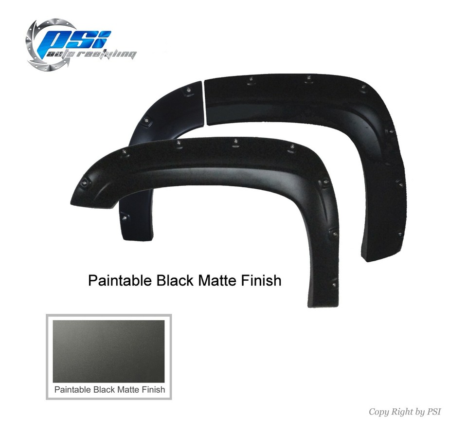 Pop-Out Bolt Paintable Fender Flares Fits Chevrolet Tahoe 07-14 ...