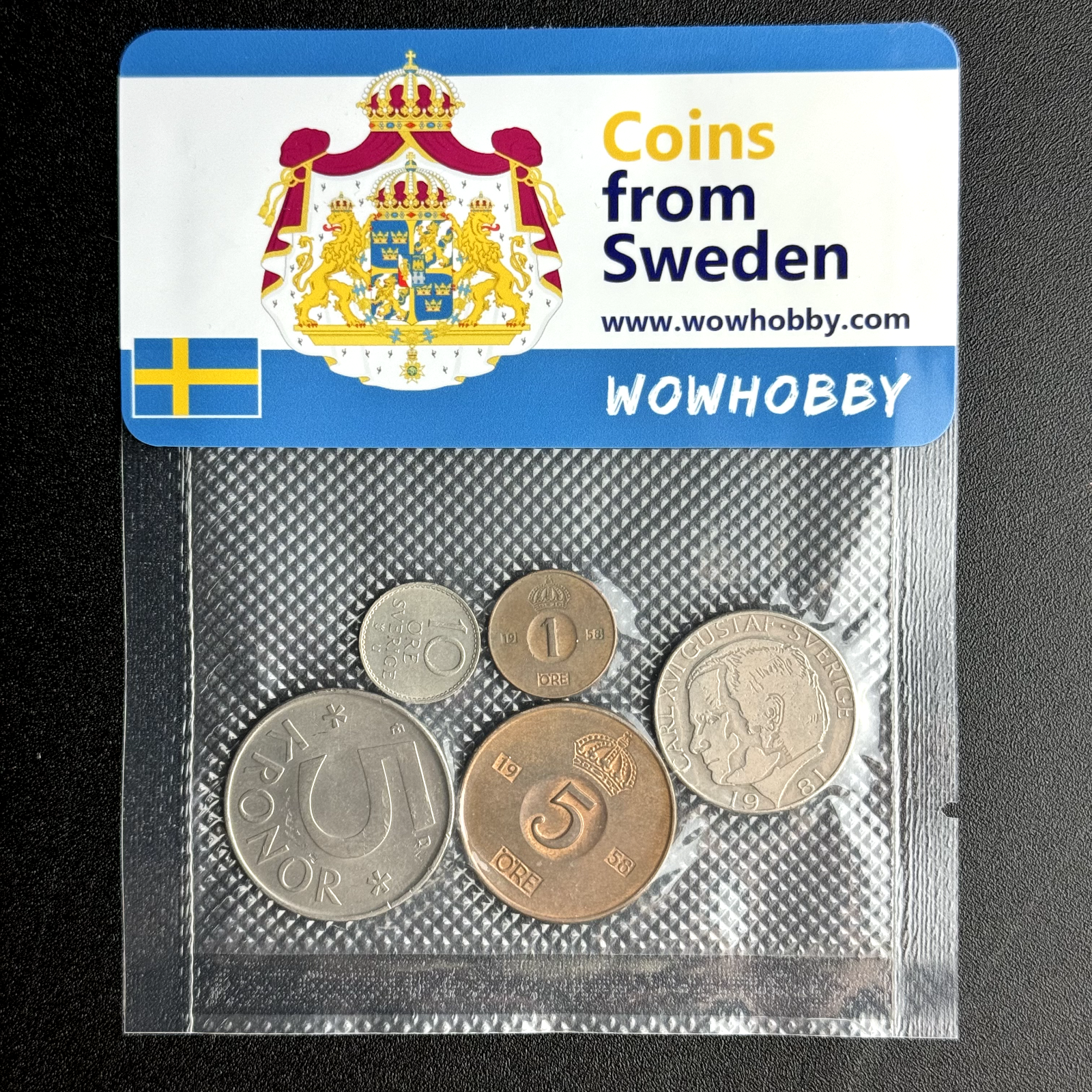 Swedish Coins 🇸🇪 5 Unique Random Coins from Sweden for Coin Collecting ...