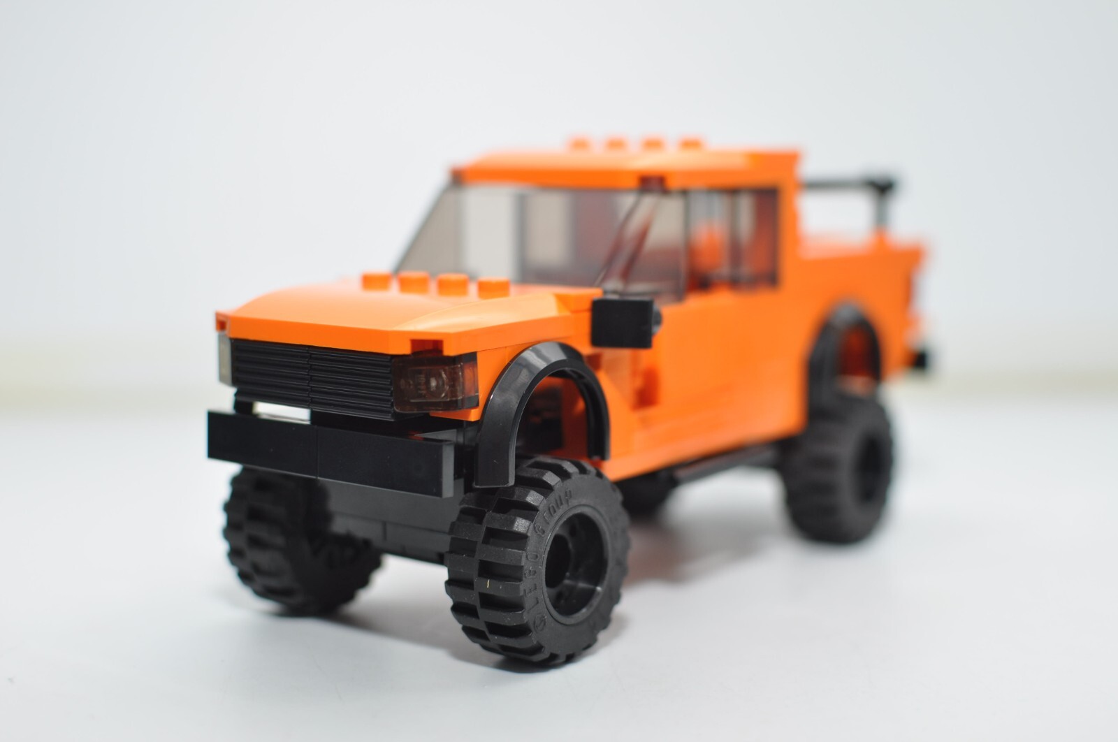 Orange Tacoma Truck Overlander Model Compatible and Built with LEGO ...