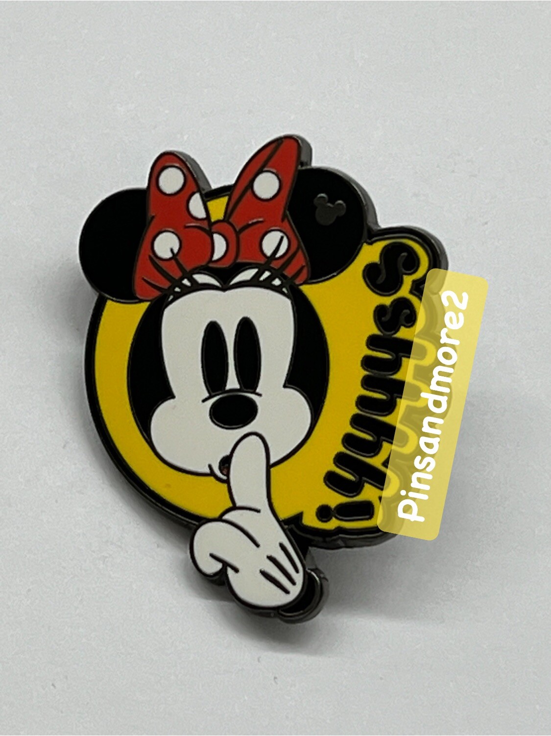 HKDL Emoji Mickey Hidden Mickey Minnie shhhh! Disney Pin | eBay
