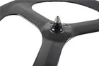 70mm Tri Spoke Front Wheel 88mm Rear Carbon Wheelset Fixed Gear Wheels ...