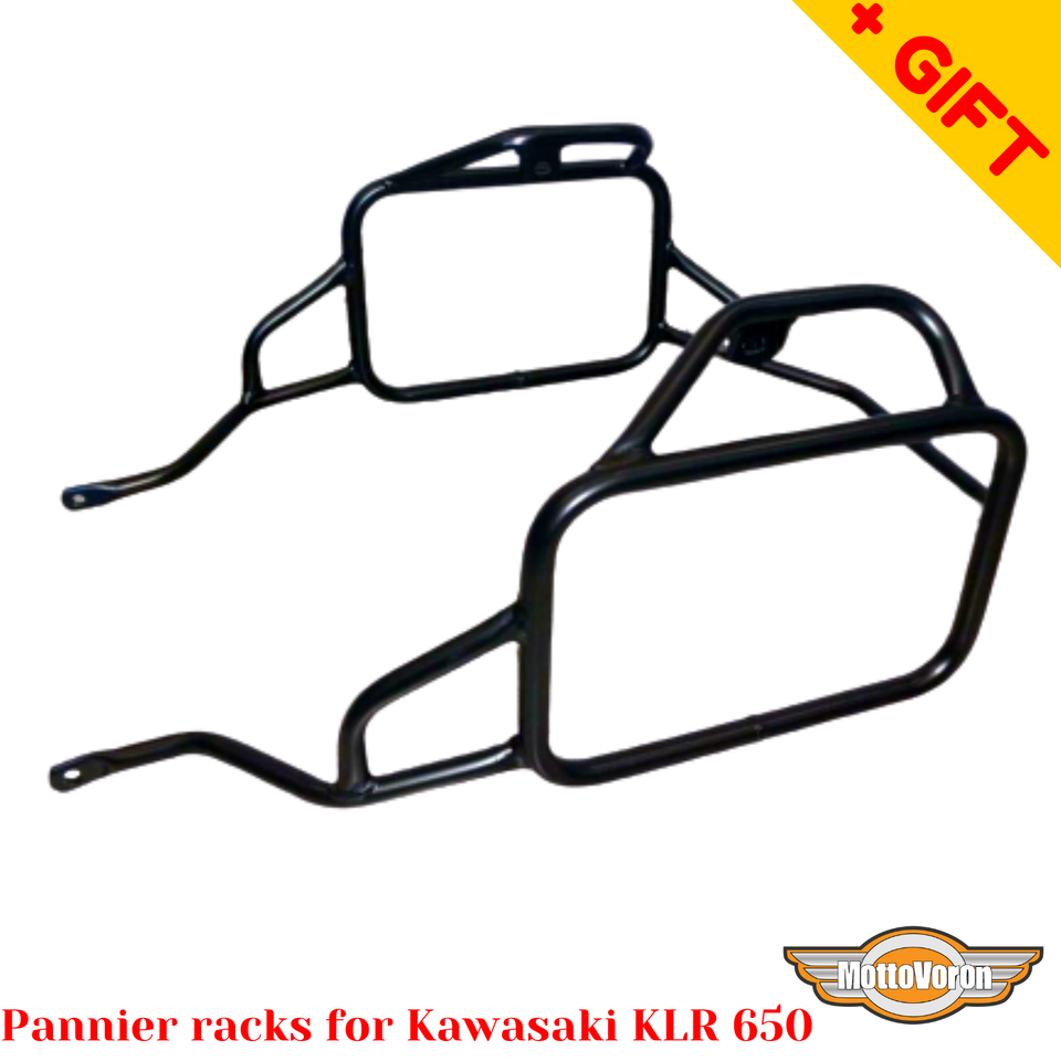 For Kawasaki KLR650 Side carrier pannier rack for cases soft bag KLR ...