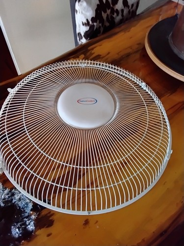 PEDESTAL FAN OEM Feature Comforts front blade screen White Metal | eBay