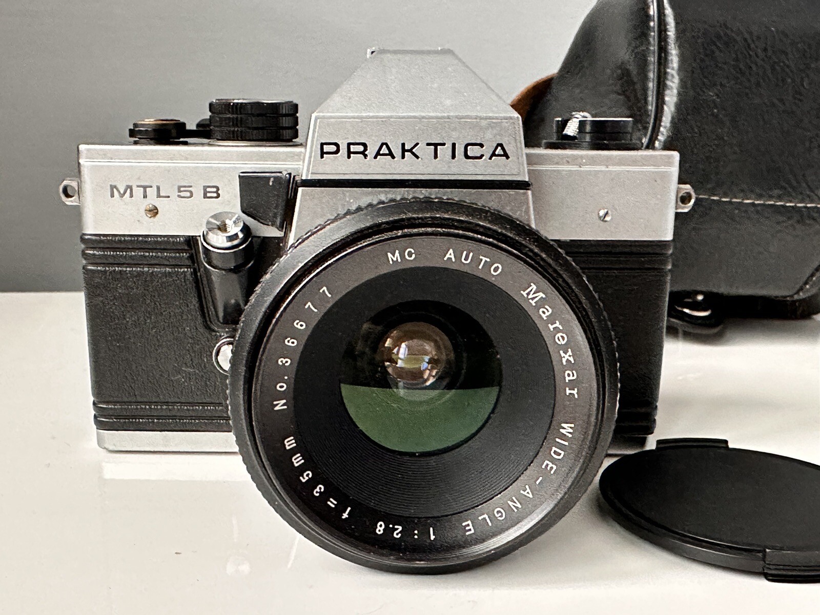 Camera PRAKTICA MTL 5B Lens Marexar Wide Angle 35mm 1:2,8 MC | eBay