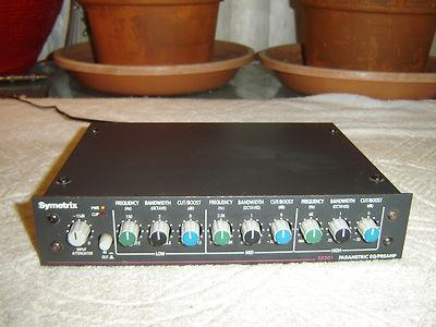 Symetrix SX201, Parametric Equalizer / Preamp, Eq, Unit | eBay