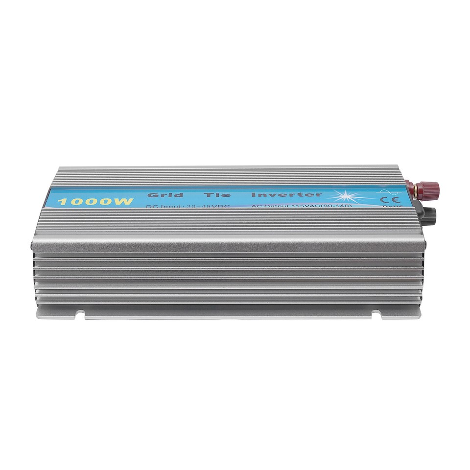 1000W 110V Grid Tie Inverter Use For 36V Solar Panel Pure Sine Wave ...
