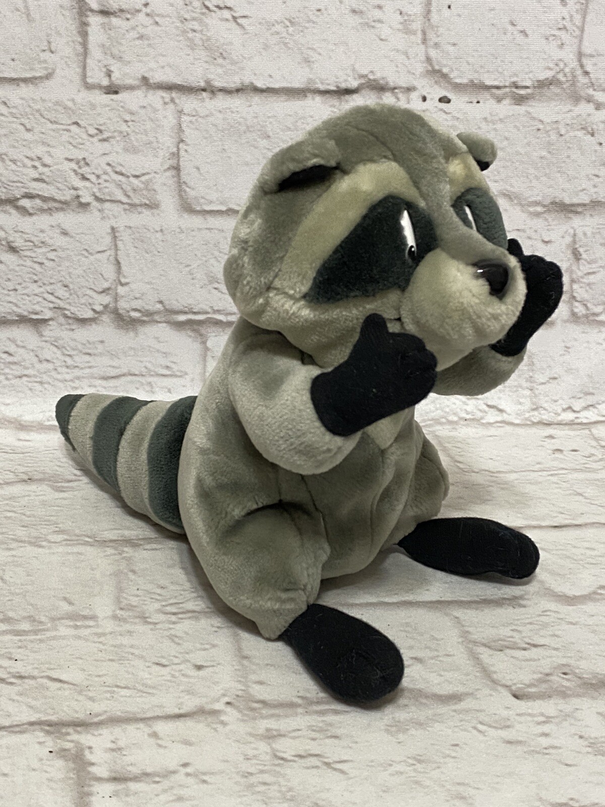 Vintage Applause Walt Disney Pocahontas Meeko Raccoon Plush 90s | eBay