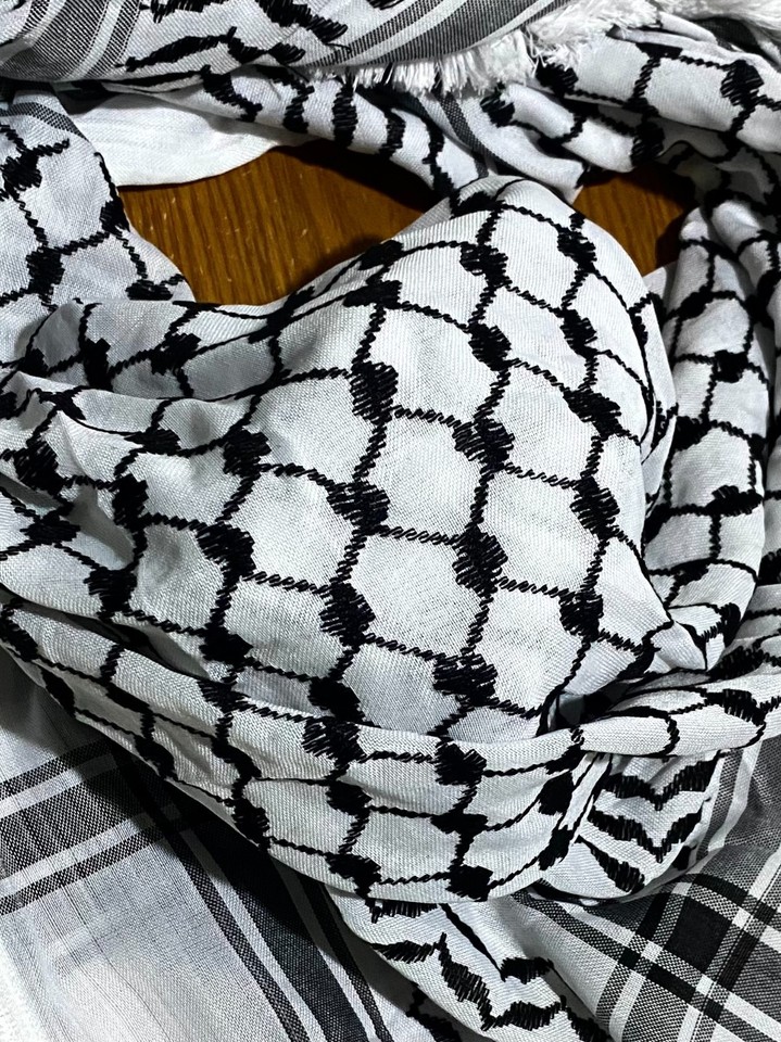 Keffiyeh Scarf Shwal, Unique Palestine Arab Bandana Kofya Traditional ...