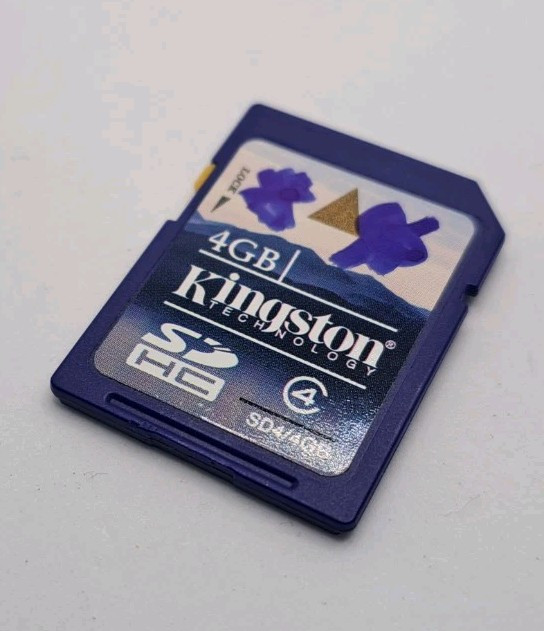 Kingston SDHC 4GB Memory Card SD Class4 Secure Digital Camera/Camcorder ...