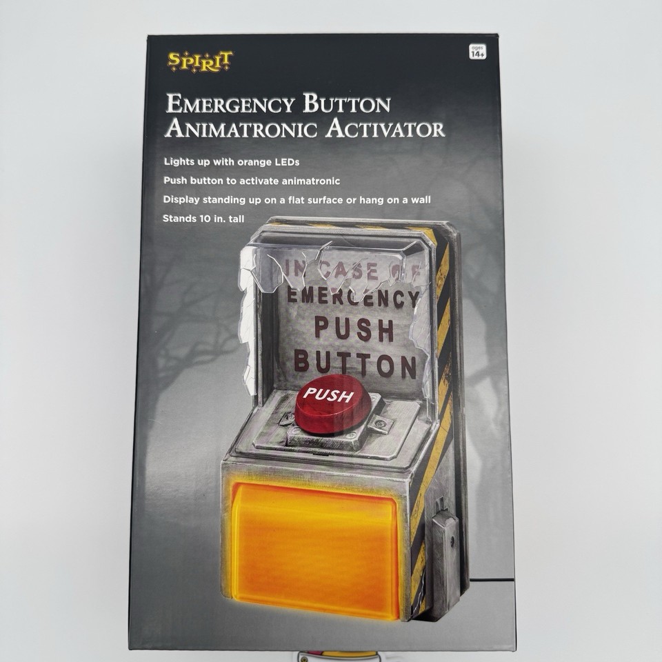 [01811173] Spirit Halloween 2025 ISE Push Emergency Button Animatronic Activator | eBay