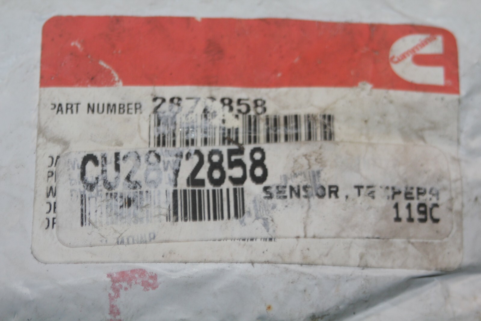 Cummins Temperature Sensor 2872858 | eBay