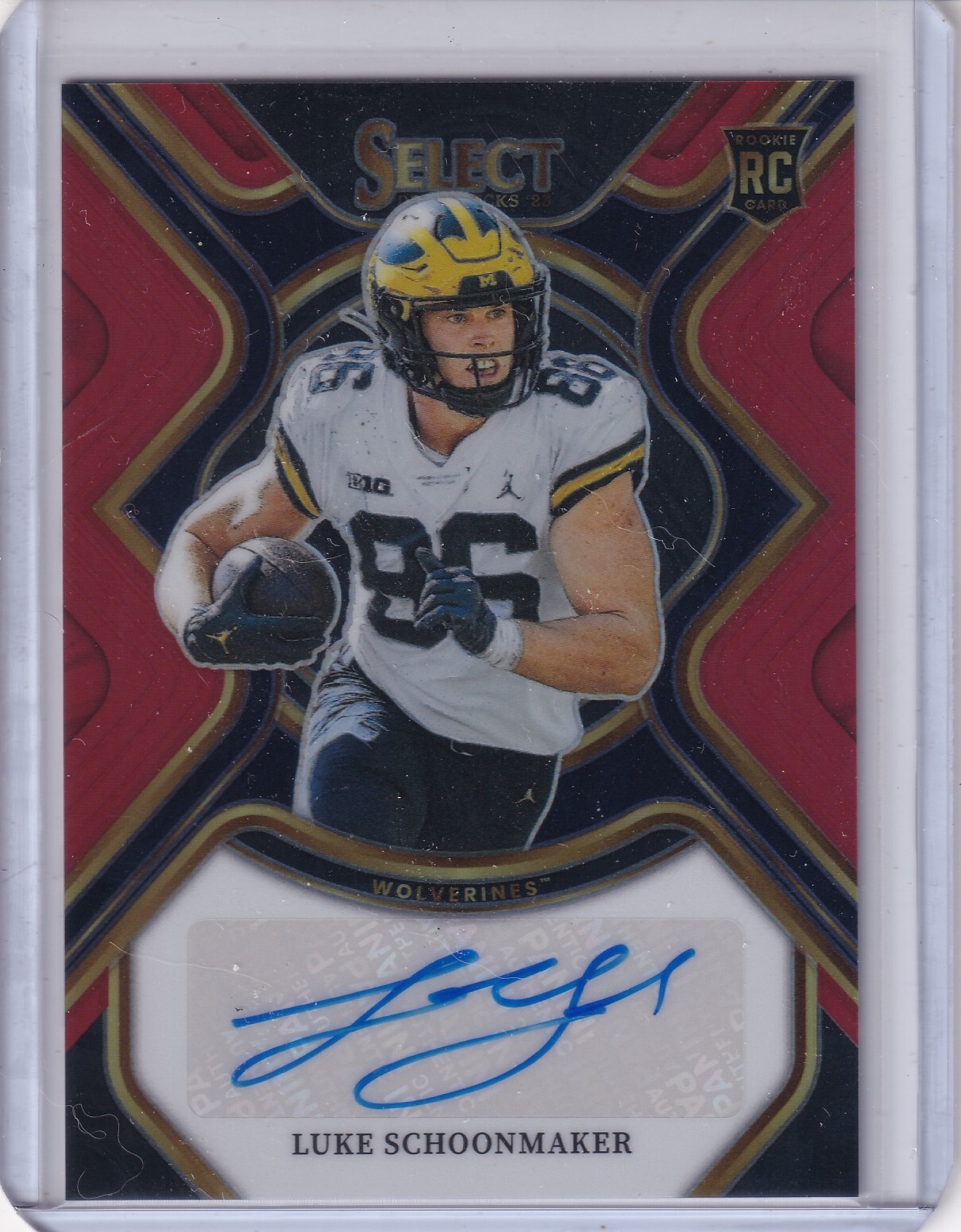 Luke Schoonmaker 2023 Panini Select Draft Picks Red Prizm Rc Auto | eBay