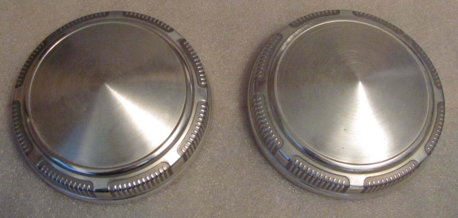 197O - 1980 DODGE PLYMOUTH FARGO DOG DISH PIE PLATE HUB CAP COVERS OEM ...