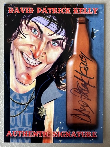 David Patrick Kelly Custom Limited Autographed Card Signed, The ...