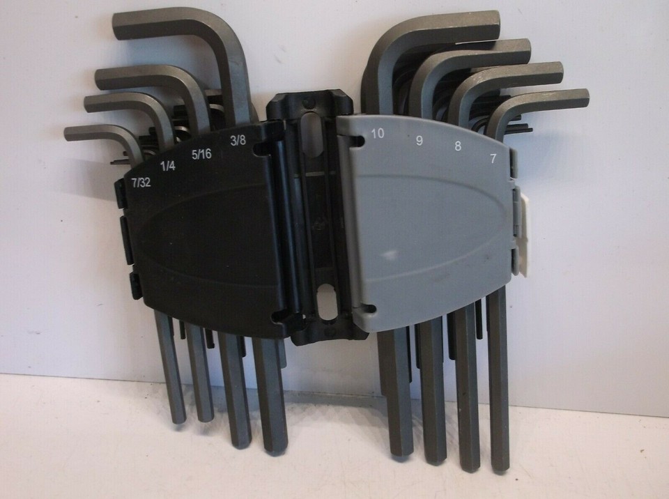 Husky 26 Piece Long Arm Hex Key Set SAE Metric | eBay