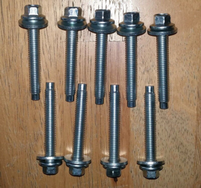 9PC FORD OEM 4.6L 2V Intake Manifold Bolt Hardened M8 Flanged Mustang ...