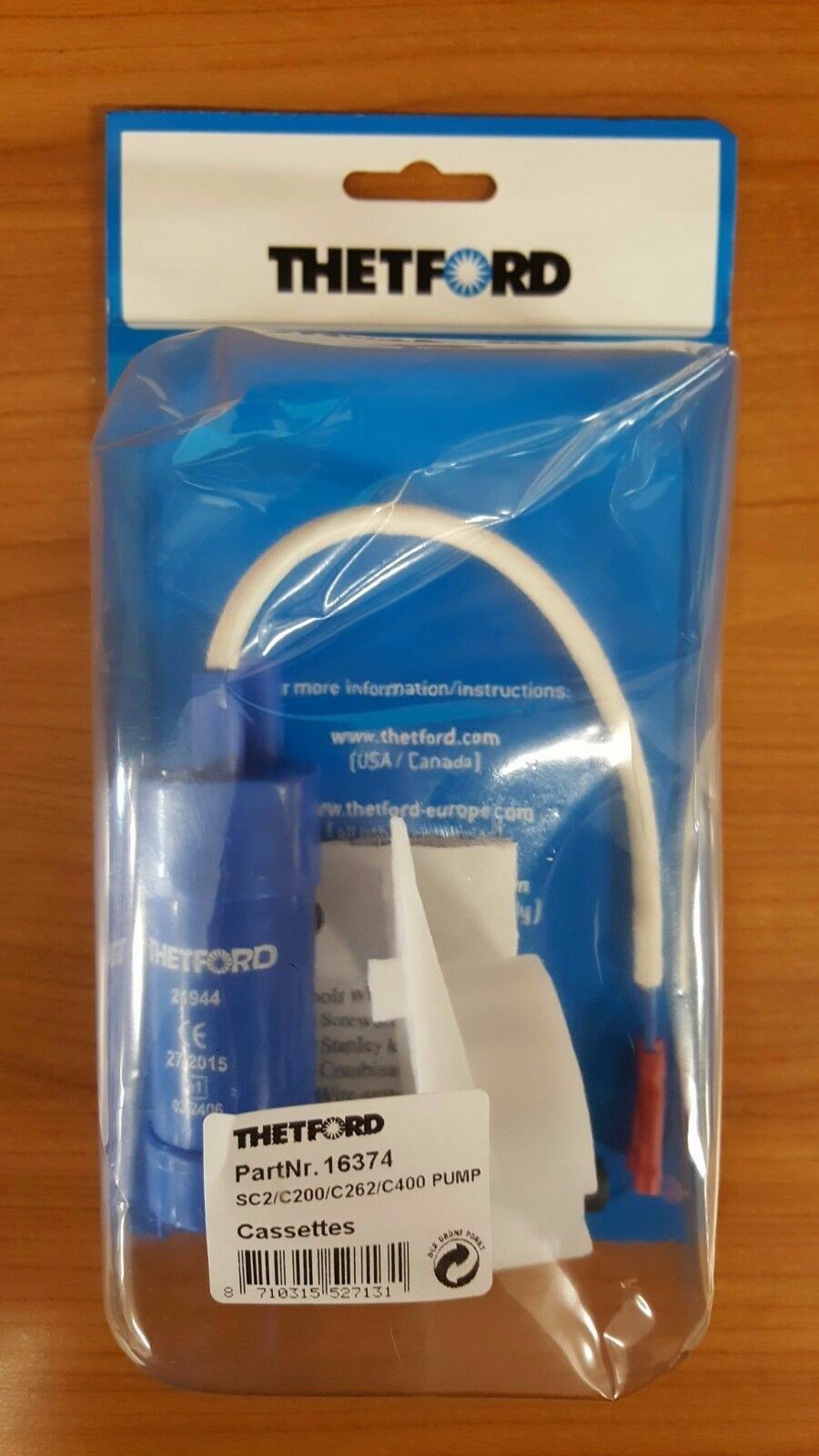 Thetford Cassette Toilet Water Pump - 16374 for sale online | eBay