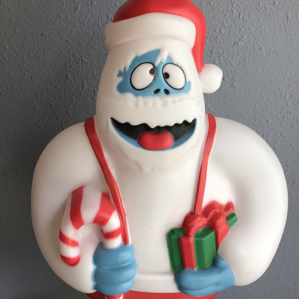 NEW 23" Bumble Yeti Blow Mold Rudolph Red Nosed Reindeer Christmas ...