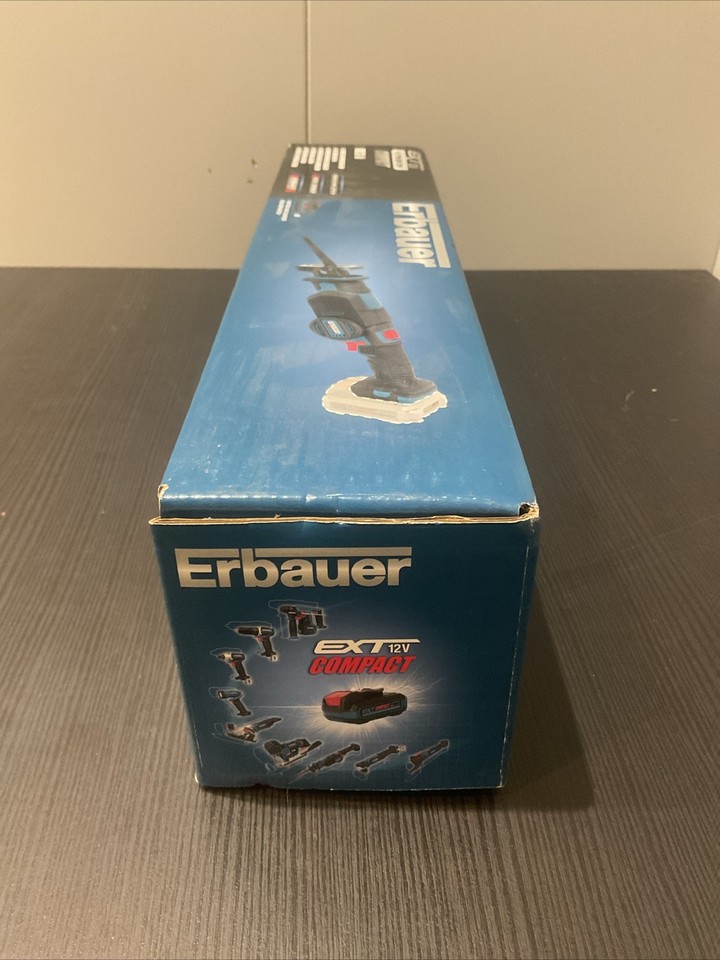Erbauer Reciprocating Saw Cordless Lightweight Compact Variable Speed ...