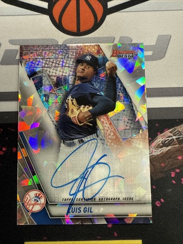 2019 Bowman Bowman's Best Luis Gil Best of 2019 Auto Atomic Refractor ...