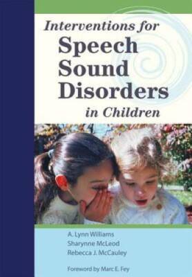Interventions for Speech Sound Disorders in Children (CLI) - Paperback ...