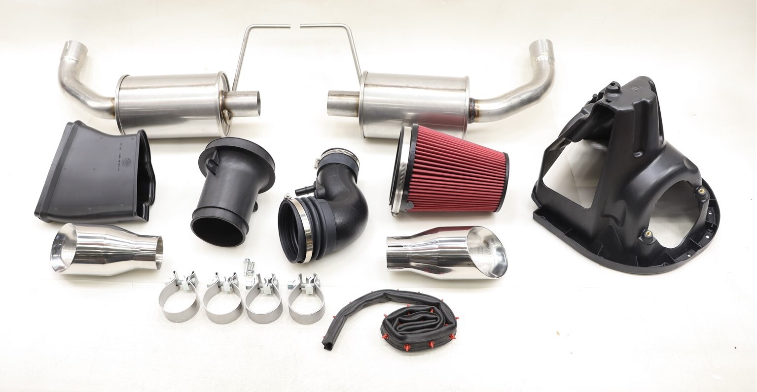 NEW Roush Level 2 Performance Intake & Muffler Kit 422000 Mustang 3.7L ...