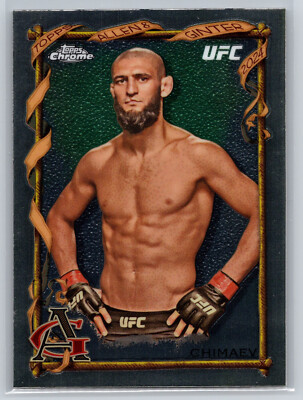 2024 Topps Chrome UFC ALLEN & GINTER KHAMZAT CHIMAEV #AAG-22 | eBay