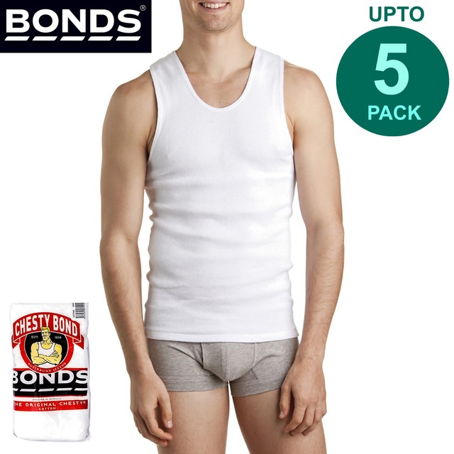 Bonds Chesty Singlets 2 Pack for sale online | eBay