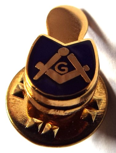 Masonic Badge BLUE SLIPPER Square and Compass Shoe Lapel Pin Tie Tac ...