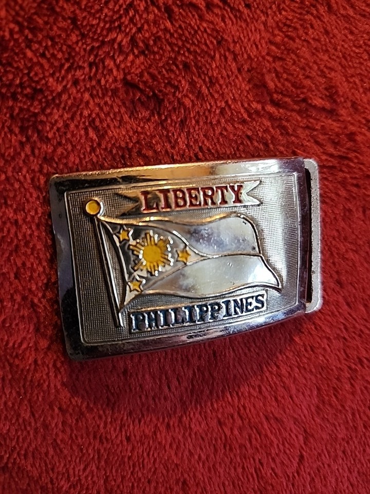 Philippines Liberty Commonwealth Belt Buckles Hong Kong WW 2 1940s Tang ...