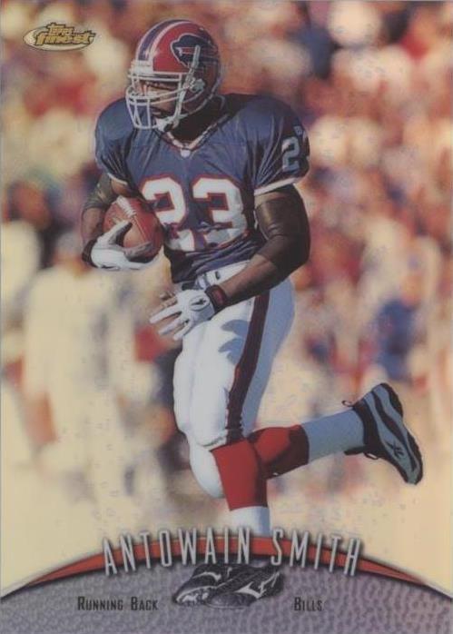 1998 Topps Finest - Antowain Smith #221 No Protector Refractor for sale ...