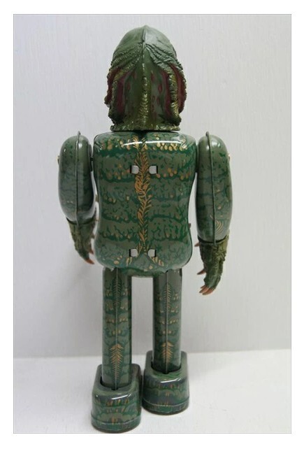 Tin Toy Universal Monsters Half-Fishman Wind-up tin walking toy MADE IN ...