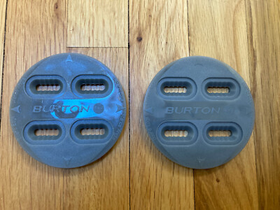 Burton Snowboard Binding 4x4 Baseplates Discs Pair Gray | eBay