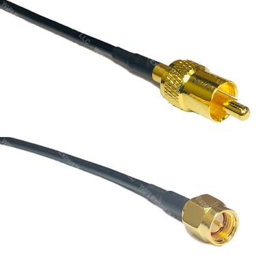 RG174 RCA MALE to SMA MALE Coax RF Cable USA-Ship Lot | eBay