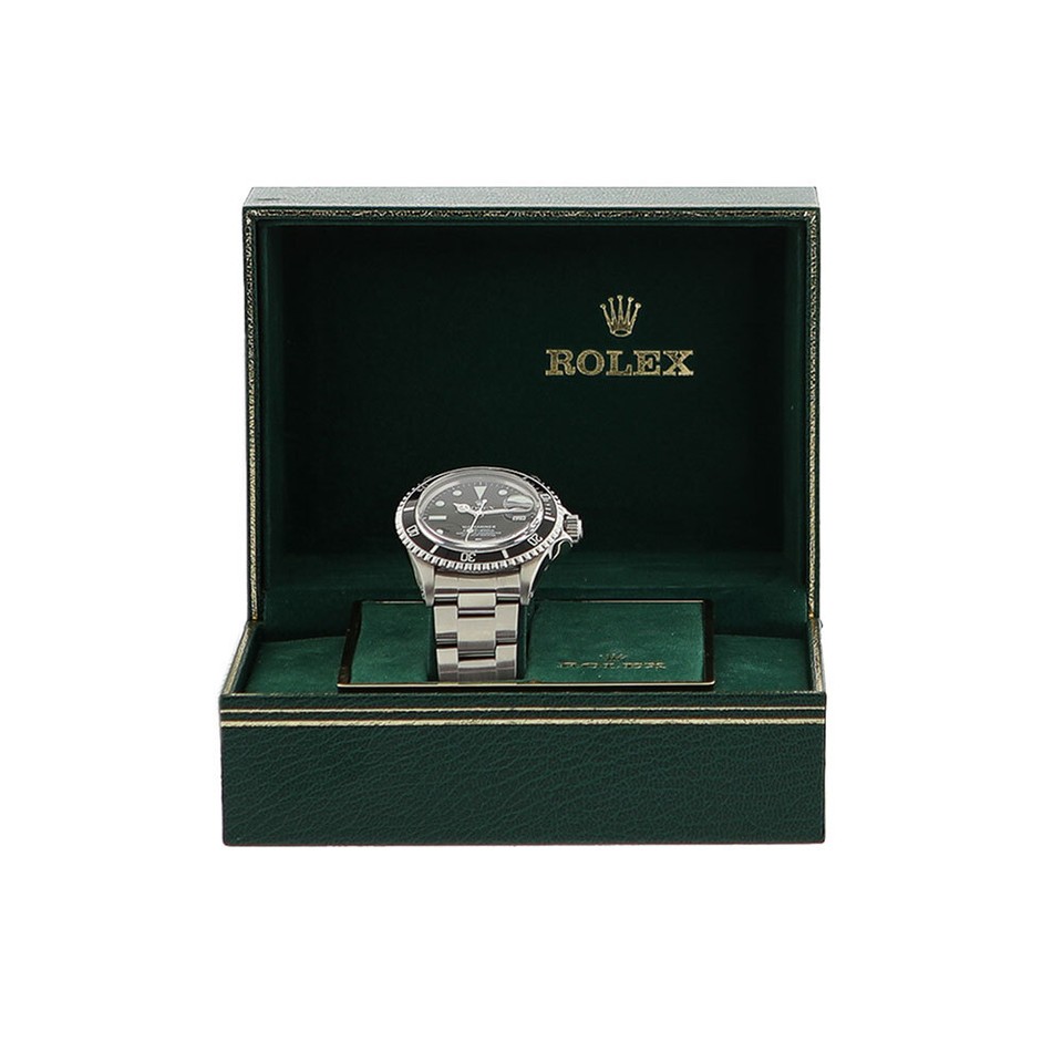 ROLEX Vintage Stainless Steel 40mm Submariner Acrylic Date 1680 Box ...