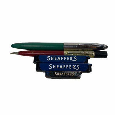 Vintage Sheaffer's Sheaffer Fountain Pen Pencil Erasers Pencil Lead ...