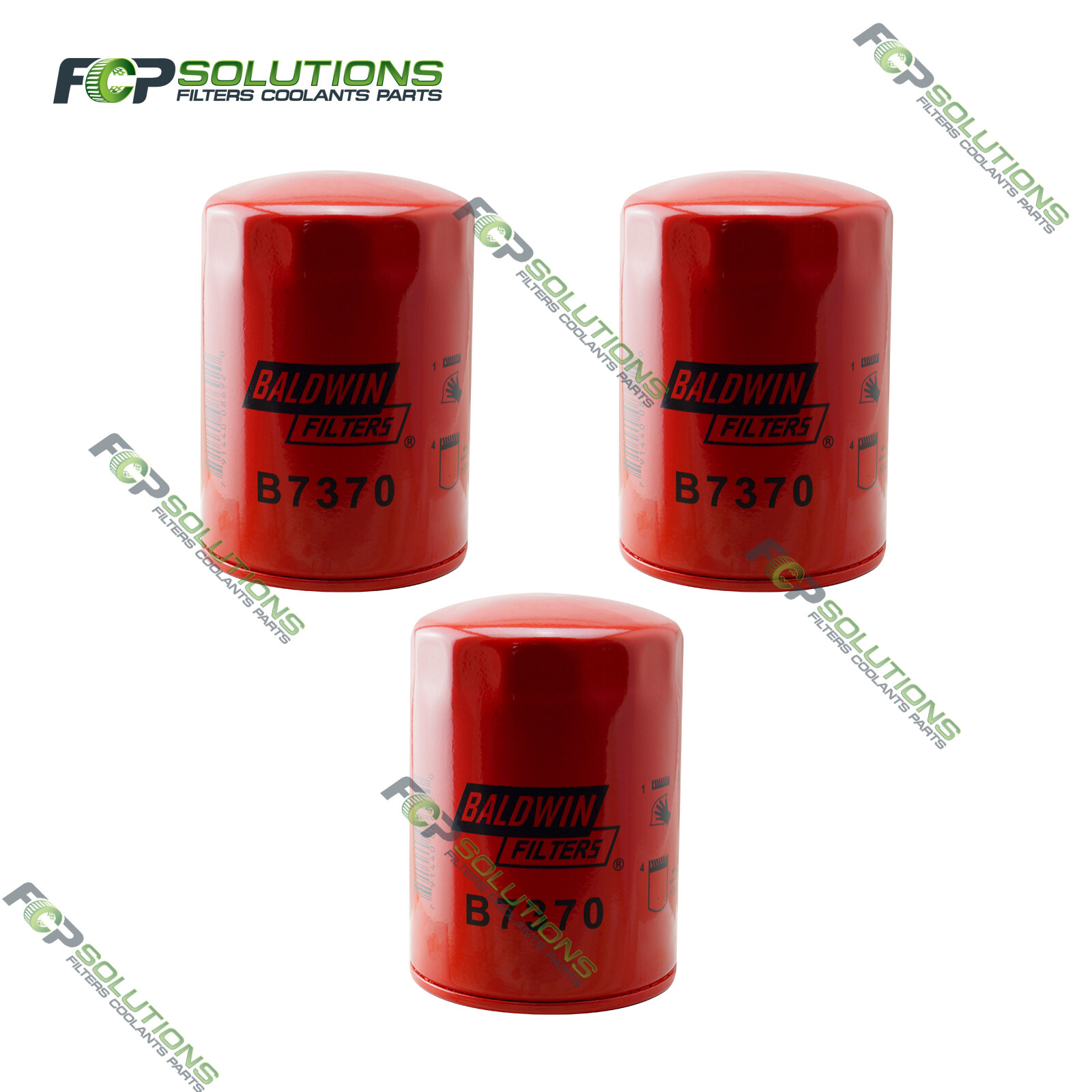 BALDWIN 3x B7370 Lube Filter Fits Dongfeng Siromer Interchange JX0811A ...